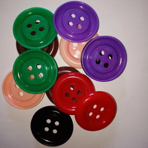 Jual kancing baju/acrylic prakarya ukuran diameter 3cm - Kab. Bogor ...