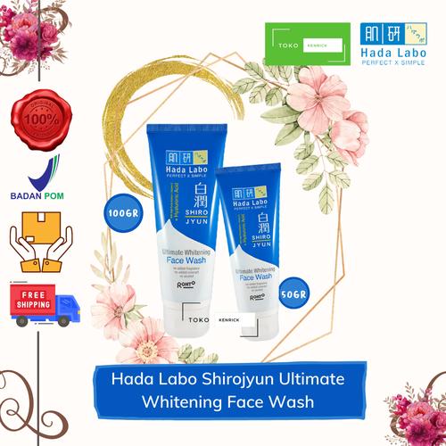 Jual Hada labo Shirojyun Ultimate Whitening Face Wash 50gr & 100gr ...