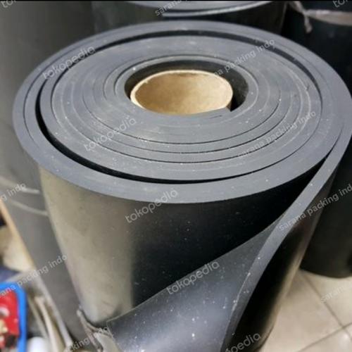 Jual Rubber sheet black/karet hitam lembaran 5mm x 100cm x 50cm - Jakarta Barat - sarana packing ...