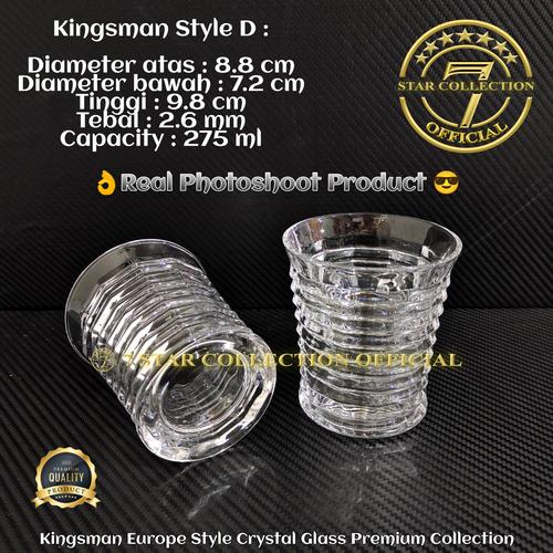 Jual Kingsman Europe Style Crystal Glass Premium Collection Gelas ...