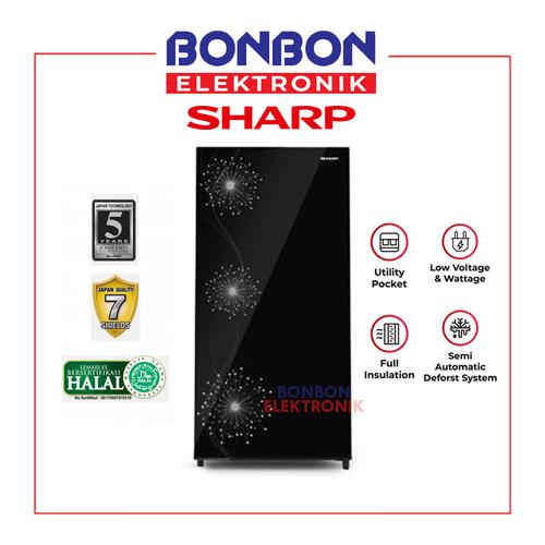 Promo Sharp Kulkas 1 Pintu Double Freezer SJ-X197W-DW / SJX 197 WDW ...