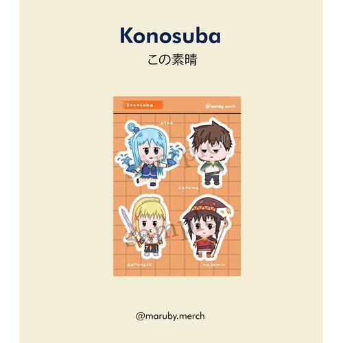 Jual Sticker Anime Konosuba - Jakarta Barat - maruby merch | Tokopedia