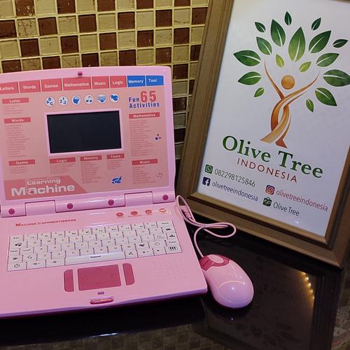 Jual Mainan Laptop anak 65 activity BEST SELLER - Biru + Baterai - Kota ...