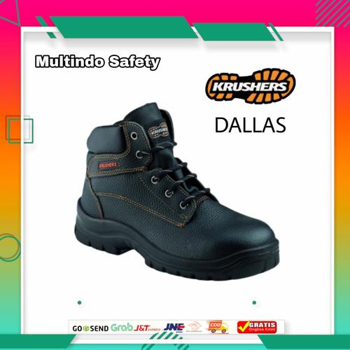 Jual sepatu safety krushers dallas black original - Jakarta Barat ...