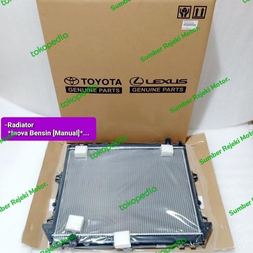 Jual radiator assy innova bensin manual original denso thailand ...