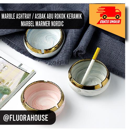 Jual Marble Ashtray / Asbak Abu Rokok Keramik Marble Marbel Marmer ...