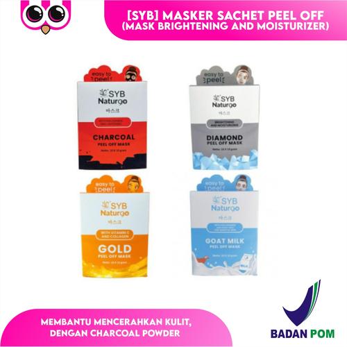 Jual [SYB] MASKER SACHET PEEL OFF MASK BRIGHTENING AND MOISTURIZER BY ...