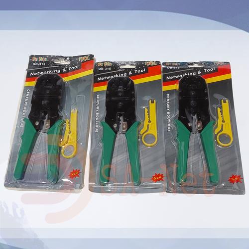 Jual Tang Krimping Tools RJ 45 RJ 11 Crimping Tool RJ45 RJ11 Ou Bao OB ...