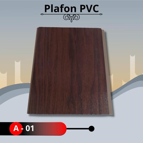 Jual Plafon PVC Motif Kayu Laminate full 8mm setara Sunda PerMeter 21.k ...