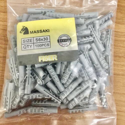 Jual Piser Untuk Skrup baut Tembok Ukuran S6x30 6mm Isi 100 Pcs - Kota ...