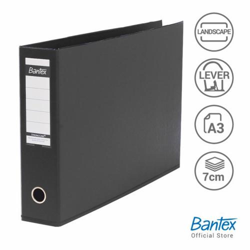 Jual Bantex A3 Landscape 7cm Lever Arch File / Ordner Black #1468 10 ...
