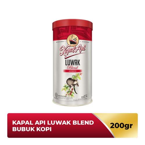 Jual Kopi kapal api luwak blend authentic kaleng 200gr - Jakarta ...