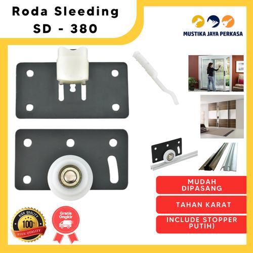 Jual Roda Sleding Pintu Lemari Geser Huben Sliding Sleeding Rel 380 383 ...