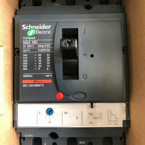 Jual MCCB NSX160F 3P 100A Schneider 36kA 3P 160A LV430630 TMD - Kota ...