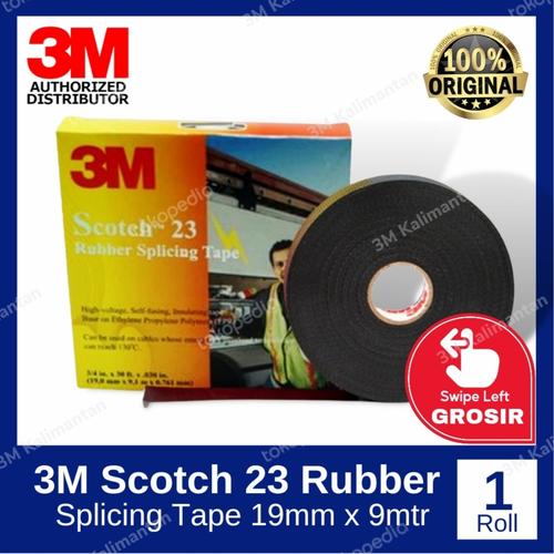 Jual 3M Scotch 23 Isolasi Karet Rubber Splicing Tape Asli - Jakarta ...