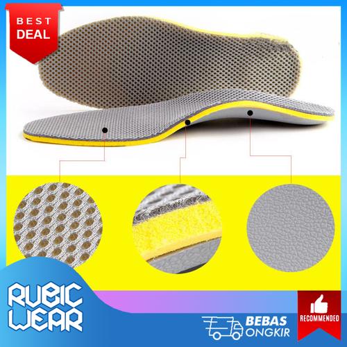 Promo 1 Pasang Insole 3D Premium Orthotics Flat Foot / Sol Sepatu Kaki ...