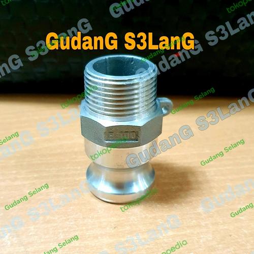 Jual Camlock Aluminium tipe F100 Quick Coupling Selang Sambungan Drat ...