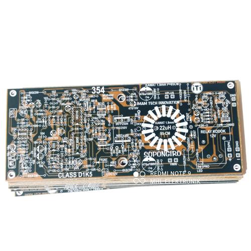 Jual PCB Power Amplifier Class D D1K5 V2 SOPONGIRO PROTECTOR Tipe 354 ...