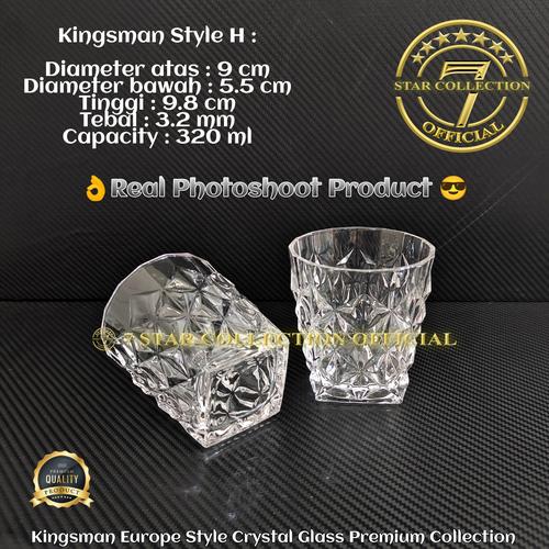 Jual Kingsman Europe Style Crystal Glass Premium Collection Gelas ...