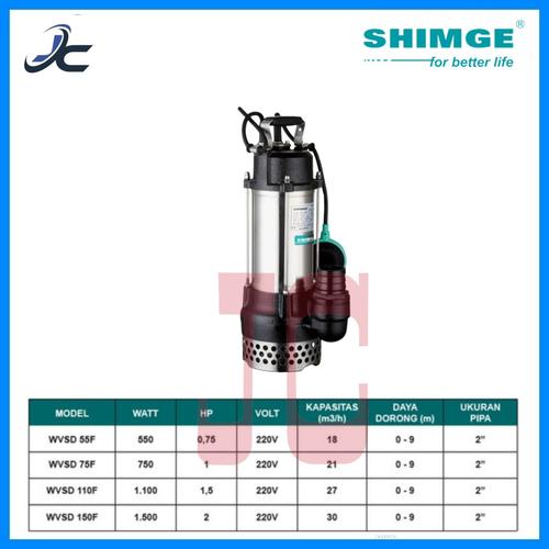 Jual Mesin Pompa Celup Air Bersih Submersible Pump Shimge WVSD-55A2F - Jakarta Barat - JC ...