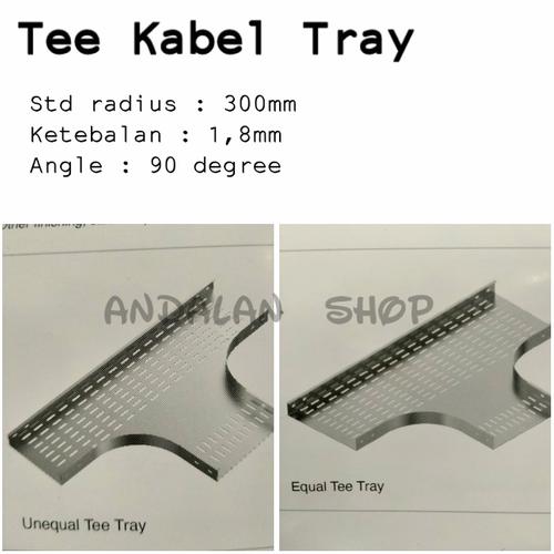 Jual Tee Tray 800 x 50 /tee kabel tray/ T tray 800 x 50 - equal H ...