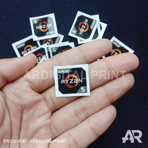 Jual STIKER AMD RYZEN 5 STIKER VINYL LAMINASI GLOSSY SATUAN - Kab ...