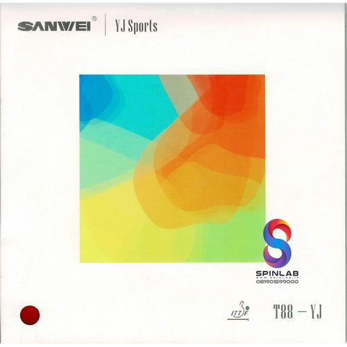 Jual Karet Pingpong Tenis Meja SANWEI T88 - Hitam, 2.2mm - Kab ...