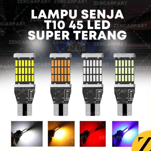 Jual Lampu LED T10 45 LED T15 Senja Sein Mundur 45 Titik Mata SMD ...