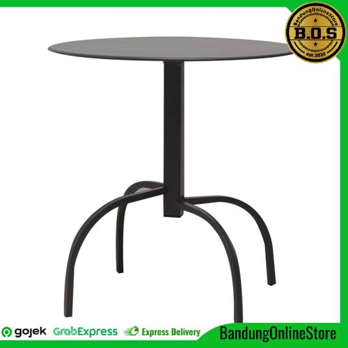 Jual Meja Teras Besi 70 Cm Informa Tripoli Meja Cafe Kopi Meja Tamu Abu ...