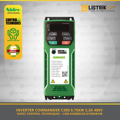 Promo INVERTER NIDEC C200 0,75KW 2,3A 400V - C200-02400023A10100AB100 ...