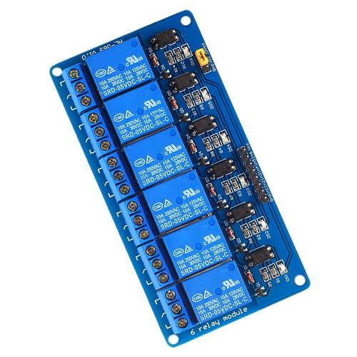Jual MODUL RELAY 6 CHANNEL 5V OPTOCOUPLER - Jakarta Barat - ARDUSHOP.ID ...