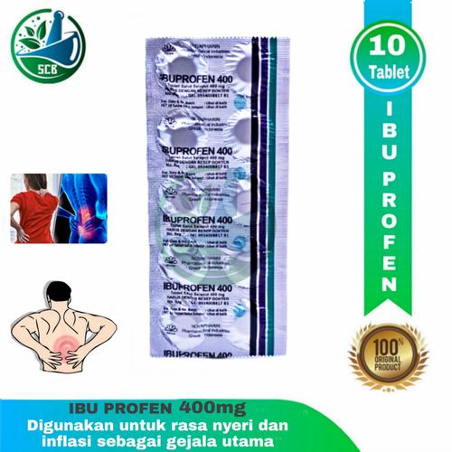 Jual Ibuprofen Persetrip 400mg - Obat untuk meredakan nyeri tulang ...
