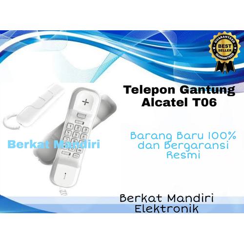 Jual Alcatel T06 Ultra Slim Telepon Rumah Single Line Analog Telephone ...