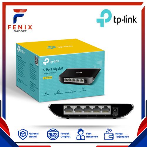 Jual TP-LINK TL-SG1005D TPLink 5 Port Gigabit Desktop Switch Hub - Kota Surabaya - Fenix Gadget ...