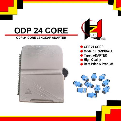 Jual Odp 24 Core Lengkap Adapter SC UPC /Odp 24core model transdata ...
