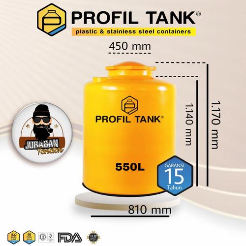 Jual Tandon Air /Toren Air /Tangki Air - PROFIL TANK 550 Liter (Invoice ...