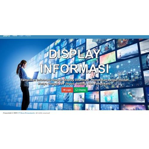 Jual Aplikasi Display Informasi web base PHP DISFO TERBARU - Kab. Purwakarta - Digicom Media ...