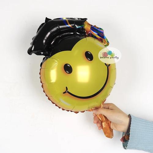 Jual balon foil Graduation smile / balon foil sarjana smile (40cm ...