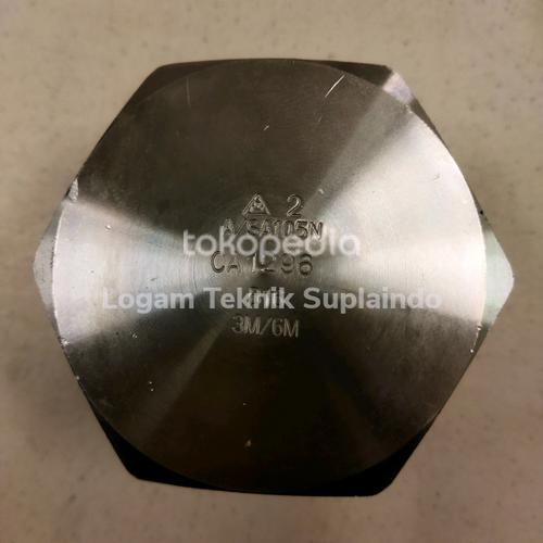 Jual Plug Besi Class 3000 Drat NPT Uk 2 Inch / Plug Class 3000 - A105 ...