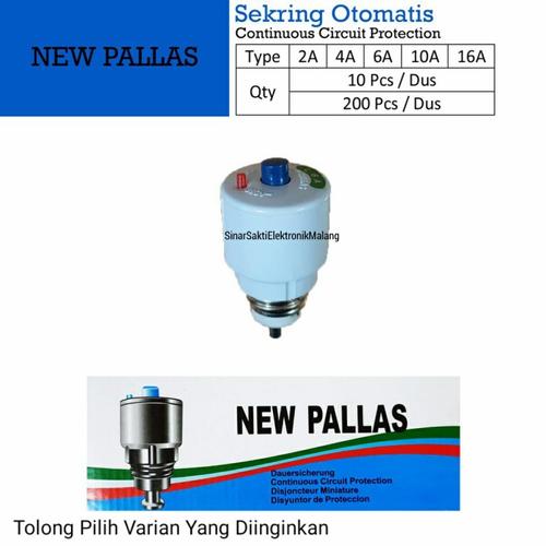 Jual Sekring Listrik Otomatis Sikring 2A 4A 6A 10A Sekering Pengaman ...