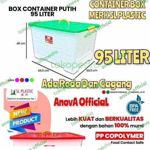 Jual BOX CONTAINER CB 95 LITER . MERK SL PLASTIC . SETARA SHINPO CB 95 ...