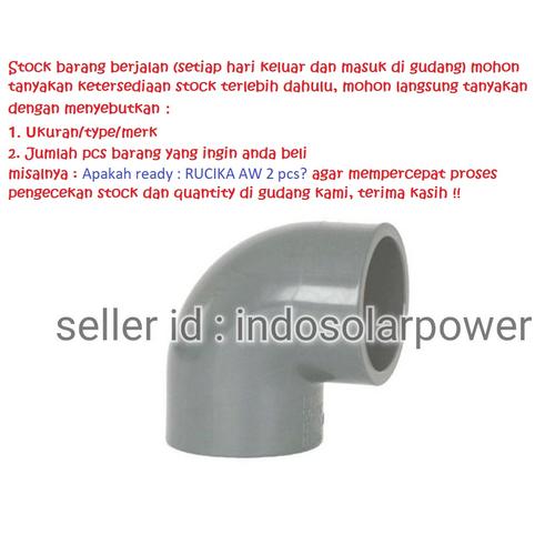 Jual Elbow PIPA PVC 90 derajat RUCIKA 10" 10 inch Knee Keni siku L ada ...