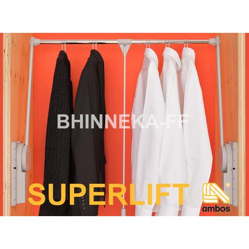 Jual AMBOS [MADE IN ITALY] Wardrobe Lift / Gantungan baju tarik ...