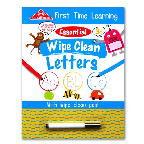 Jual First Time Learning Essential Wipe Clean LETTERS with wipe clean ...