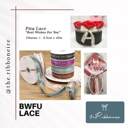 Jual Pita lace roll / "best wishes for you" / pita kado/ pita kue - Abu ...