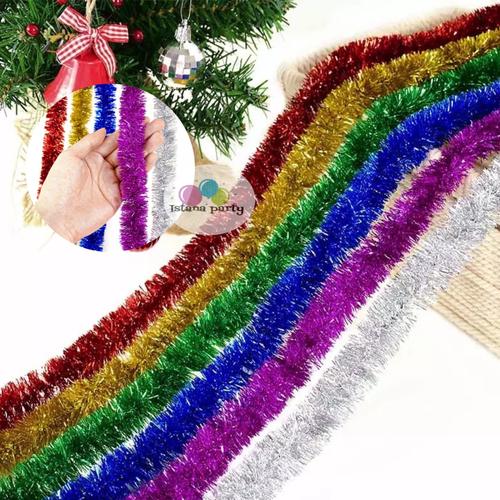 Jual slinger / tinsel / hiasan natal / garland Tinsel / slinger Tinsel ...