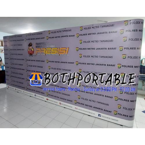 Jual backwall / backdrop portable/backdrop pameran 3x 6 - Jakarta Utara ...