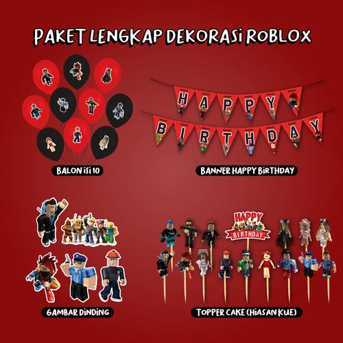 Jual KARTU UNDANGAN ULTAH ROBLOX HBD HAPPY BIRTHDAY INVITATION ULANG ...