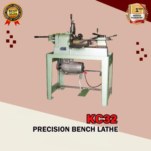 Jual Mesin Bubut Turret Besi Precision Bench Lathe Machine 2Hp KC - 32 ...