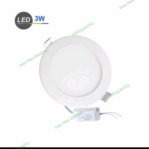 Jual Lampu Downlight LED Panel IB Bulat 3W Inbow 3 W Round 3 Watt ...